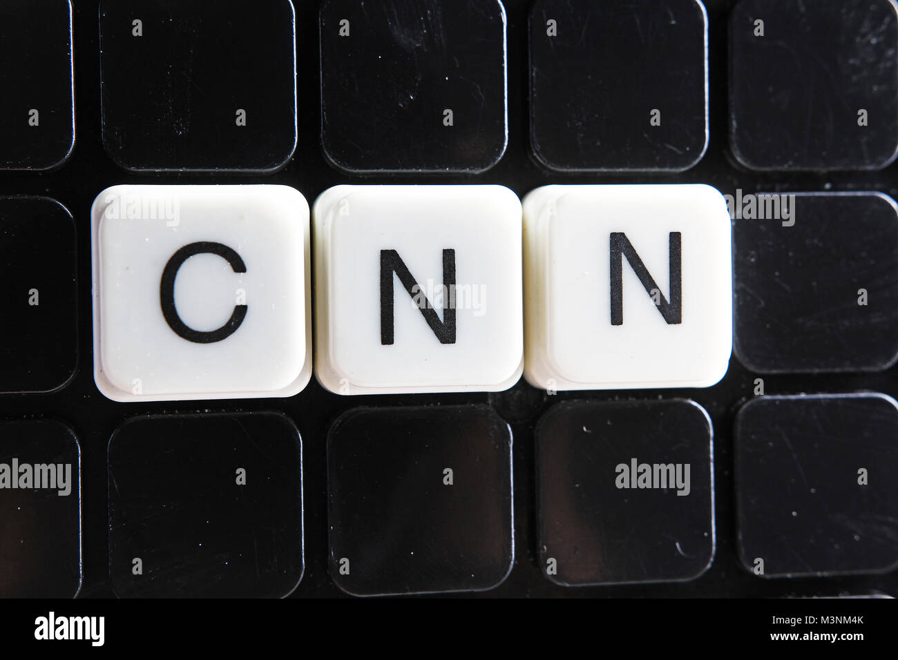 CNN text word title caption label cover backdrop background. Alphabet ...