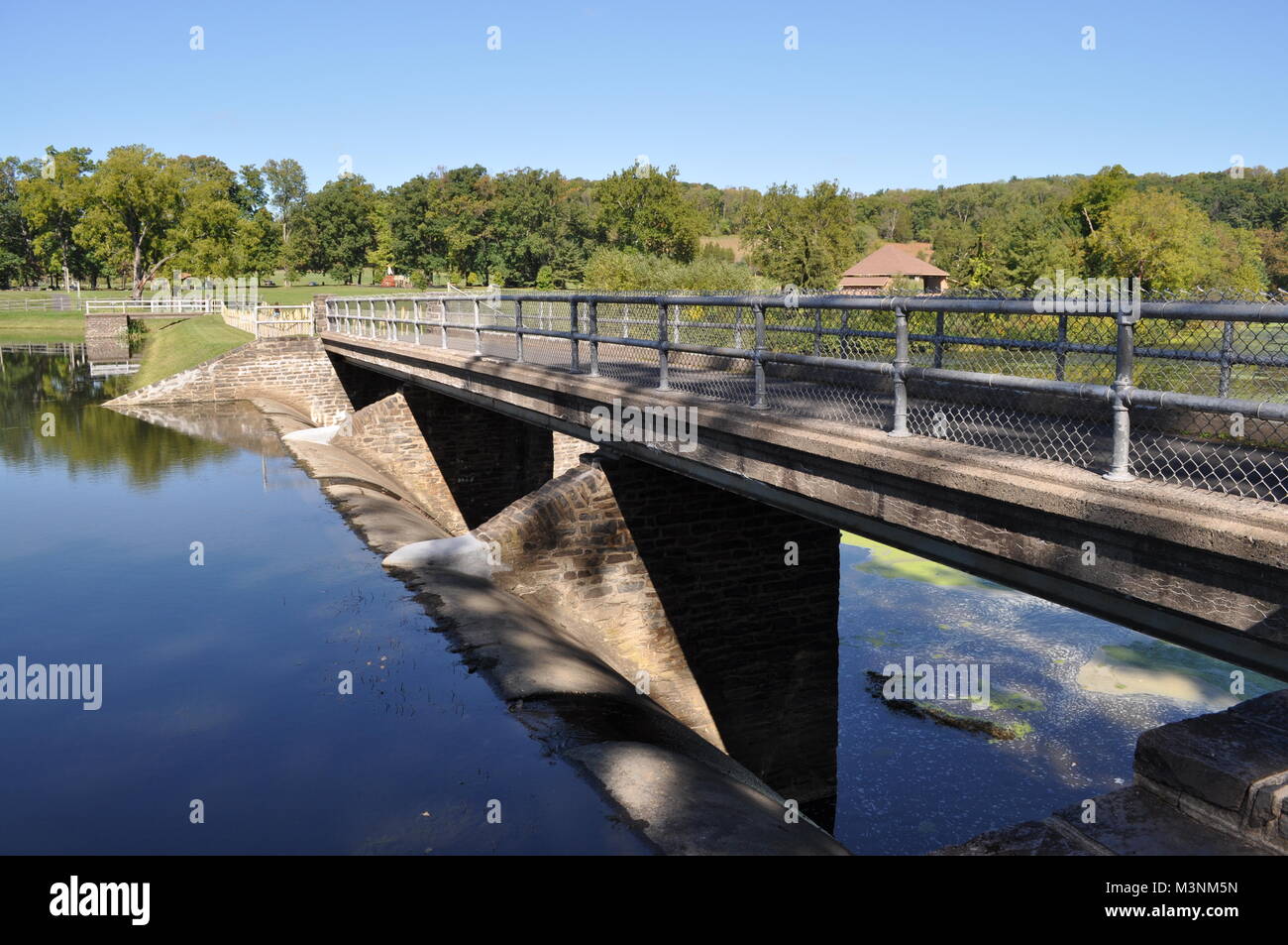 Bridge reflection lake calm water hi-res stock photography and images ...