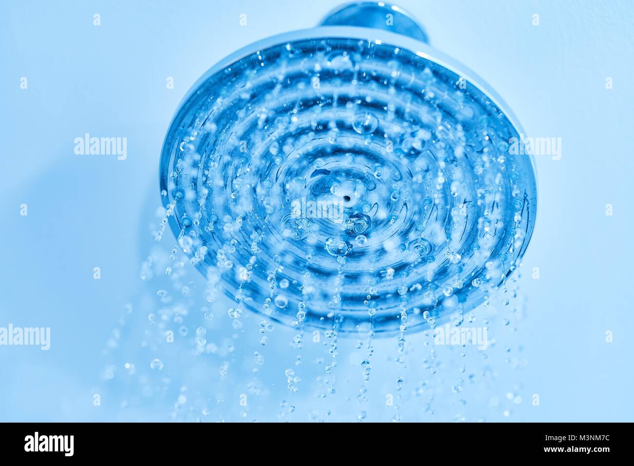 Shower water flowing Stock Photo - Alamy