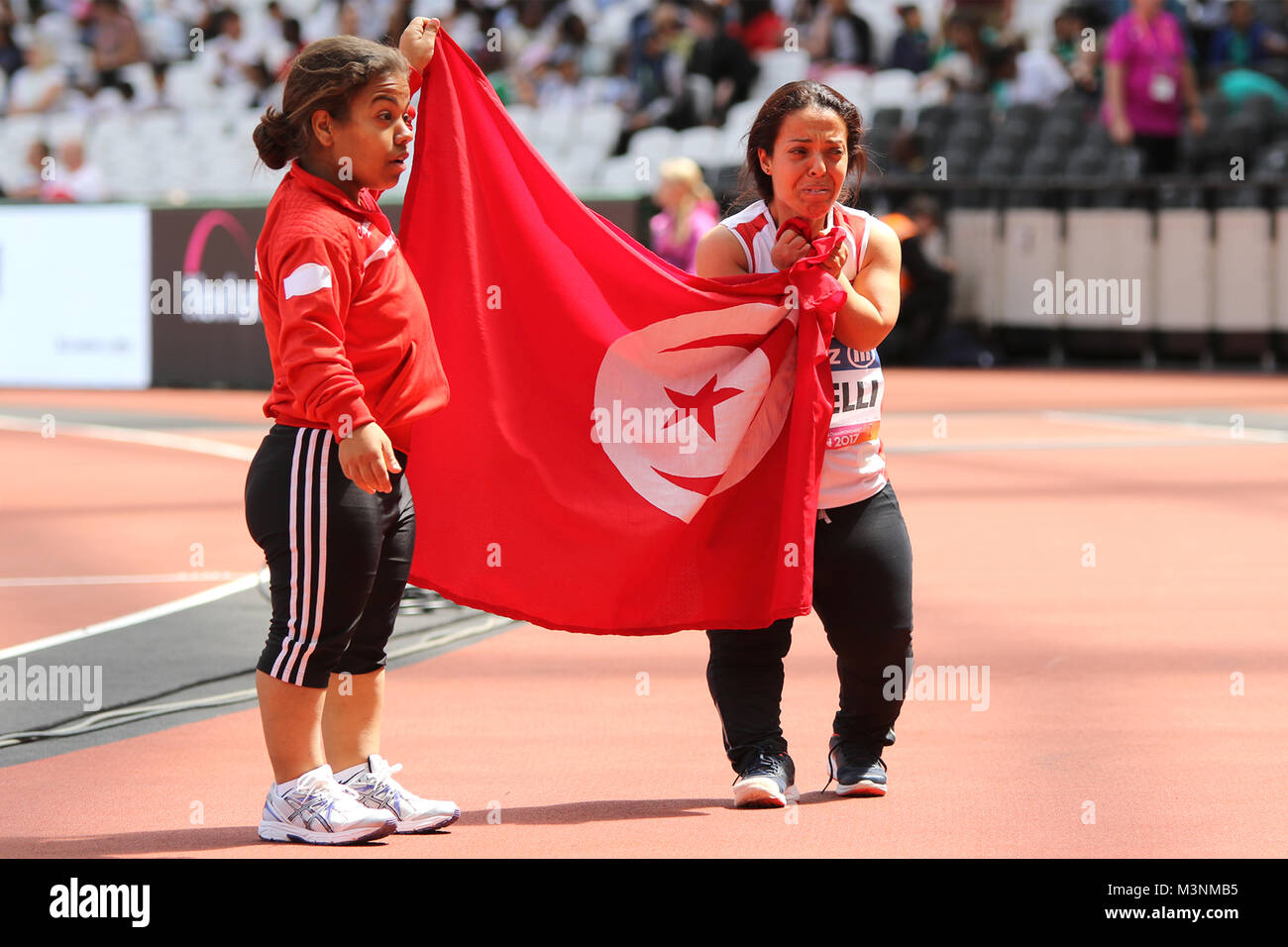 Raja JEBALI & Rima ABDELLI of Tunisia wins gold in the Women's Shot Put ...