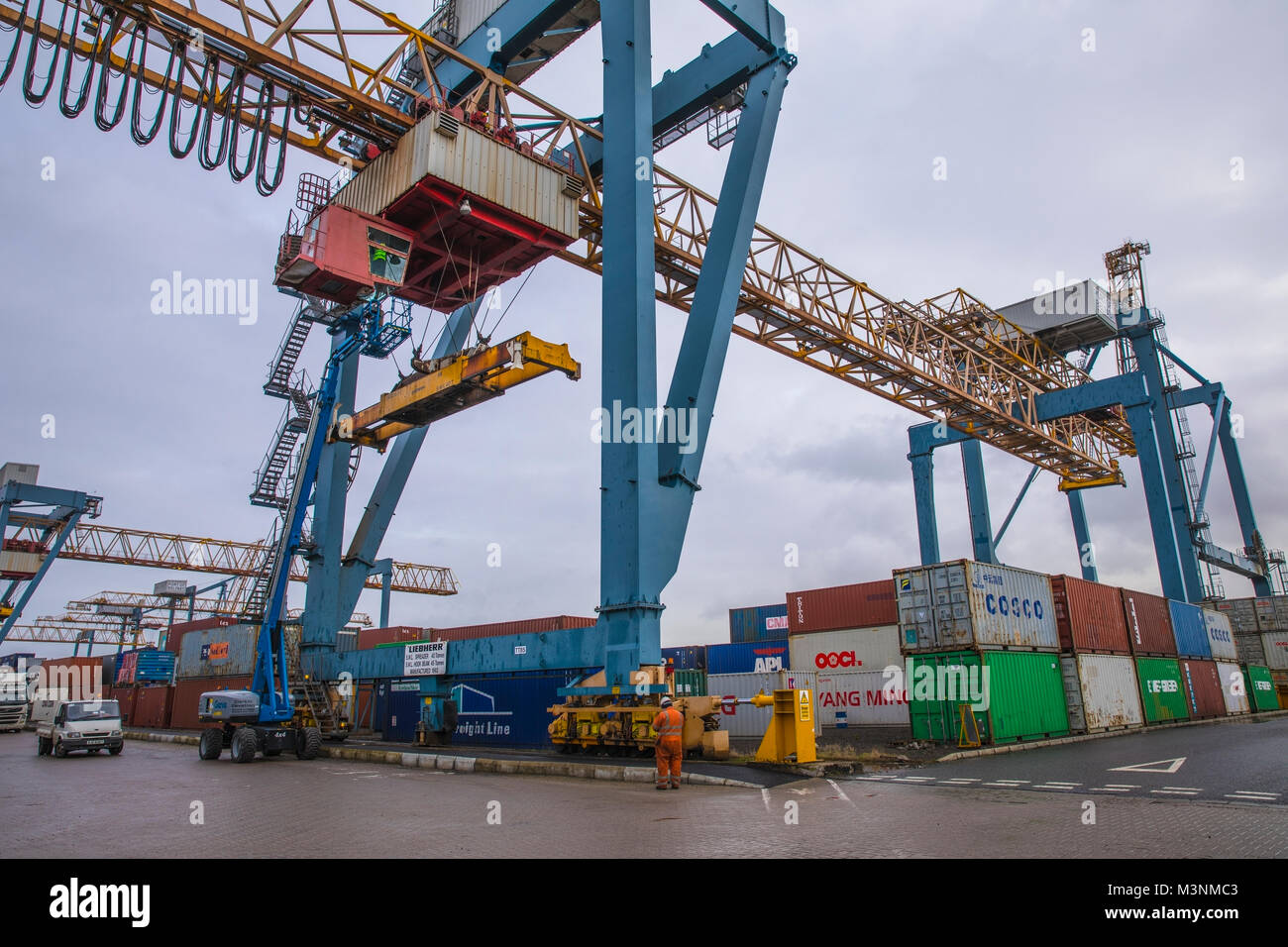 Port of Belfast Stock Photo - Alamy