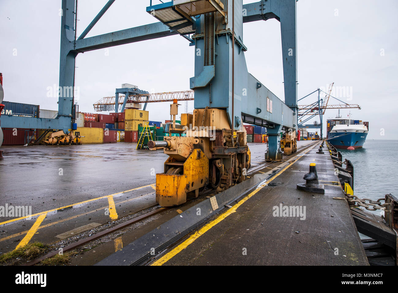 Port of Belfast Stock Photo - Alamy