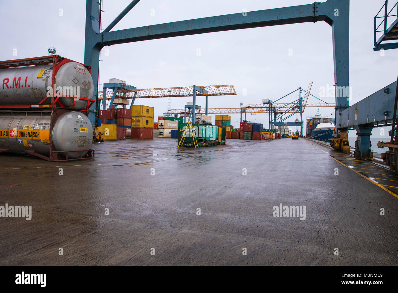 Port of Belfast Stock Photo - Alamy