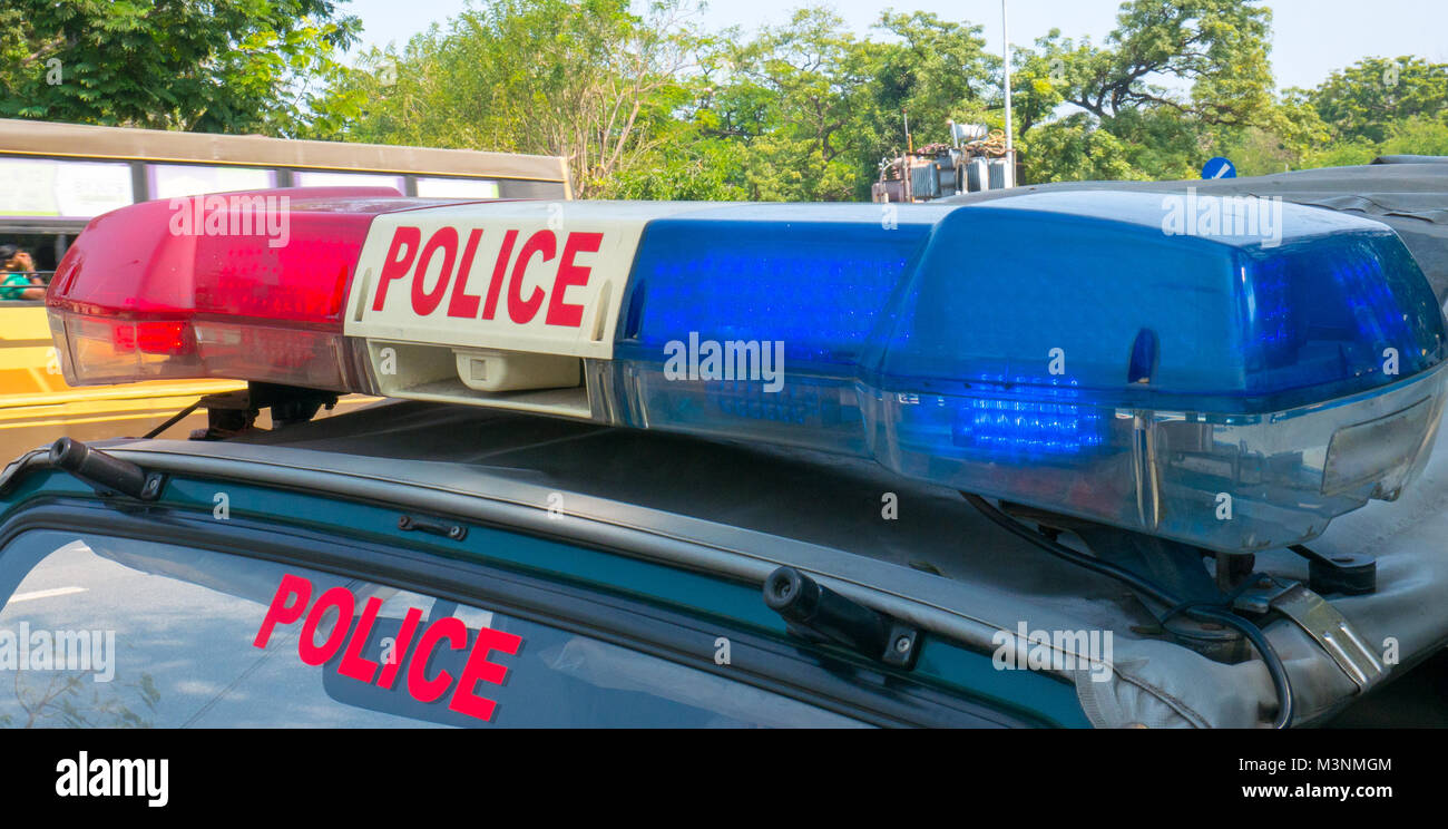 India police car hi-res stock photography and images - Alamy