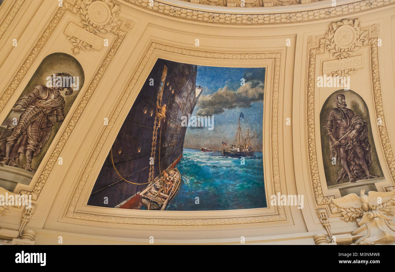 Alexander Hamilton U.S. custom house Manhattan NYC Stock Photo - Alamy