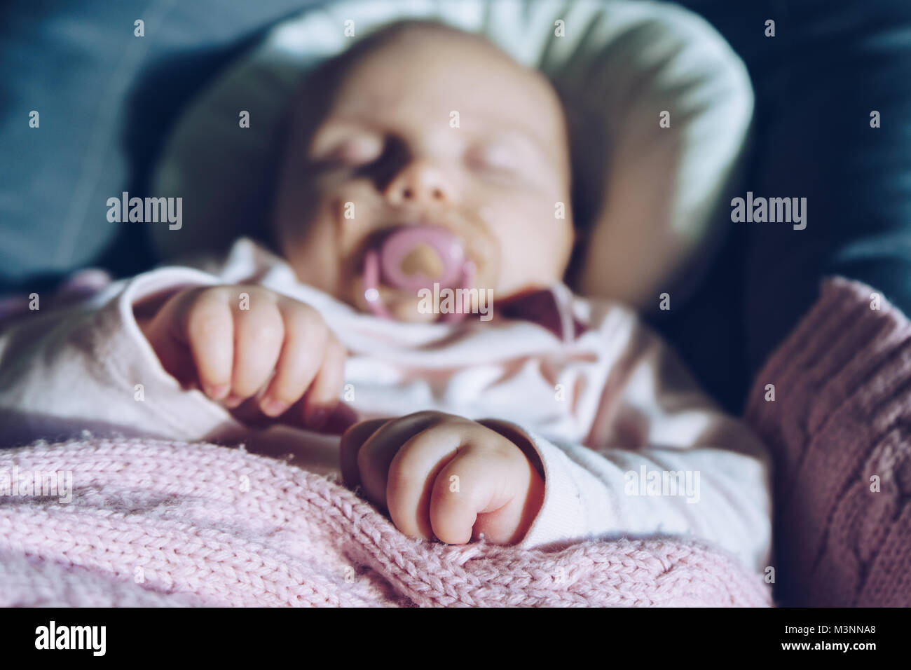 Close up of baby hands while sleeping Stock Photo - Alamy