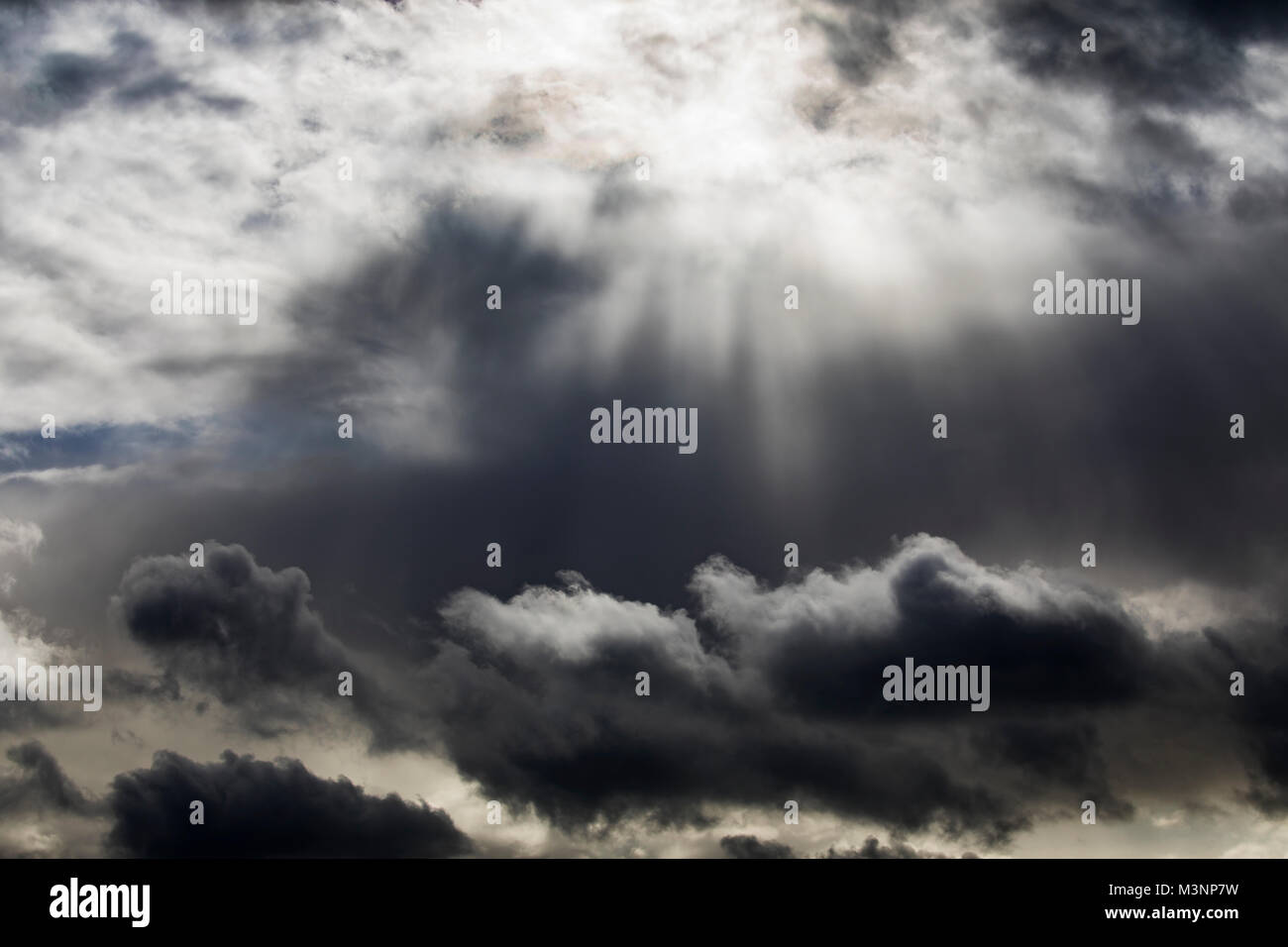 Atmospheric storm sky with moody clouds Stock Photo - Alamy
