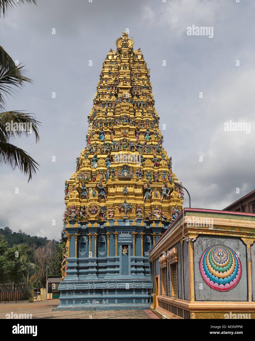 Dambulla Kandy road Sri Muthumariamman Temple Sri Lanka kovil Stock ...