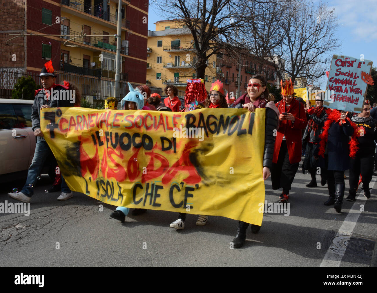Naples, Italy. 11th Feb, 2018. 7th Edition of the Social Carnival in ...