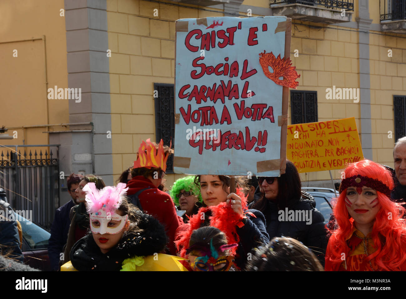 Naples, Italy. 11th Feb, 2018. 7th Edition of the Social Carnival in ...