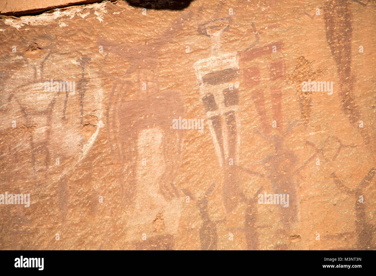 The Courthouse Wash Panel near where Courthouse Wash joins the Colorado ...