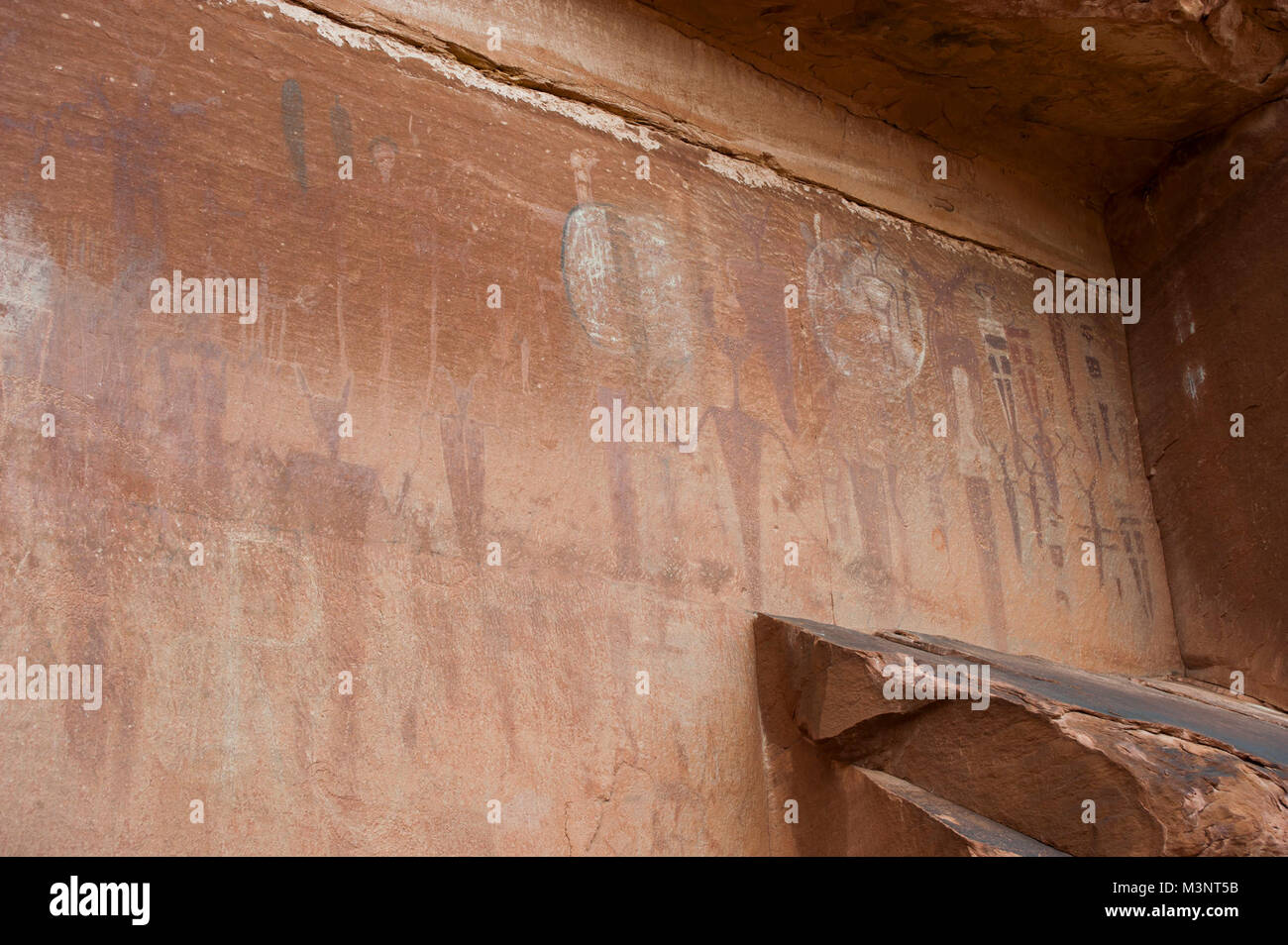 Courthouse Wash Rock Art Panel. This panel is south of the main park ...