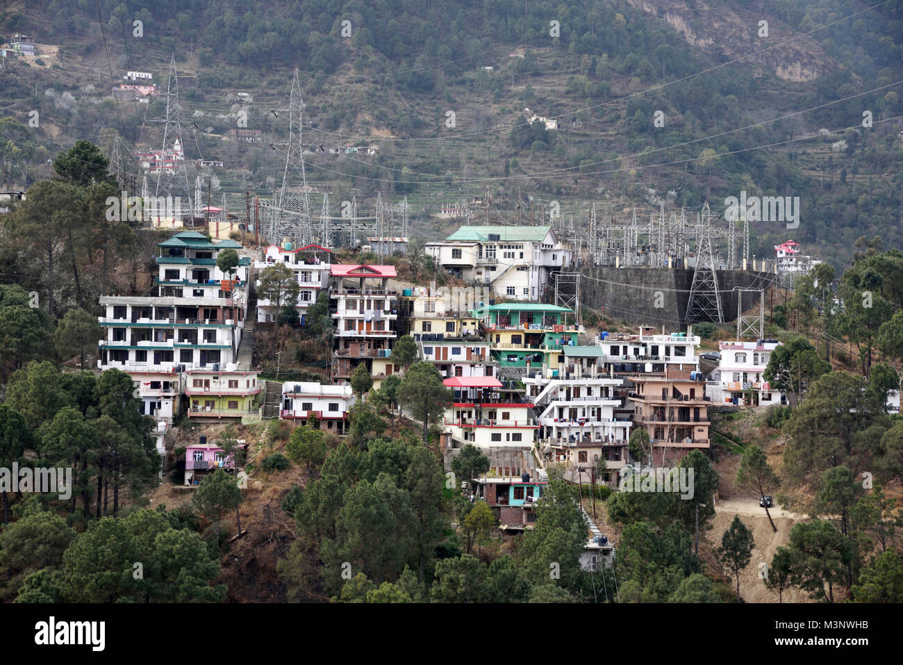 Dharampur city, Solan, Himachal Pradesh, India, Asia Stock Photo - Alamy