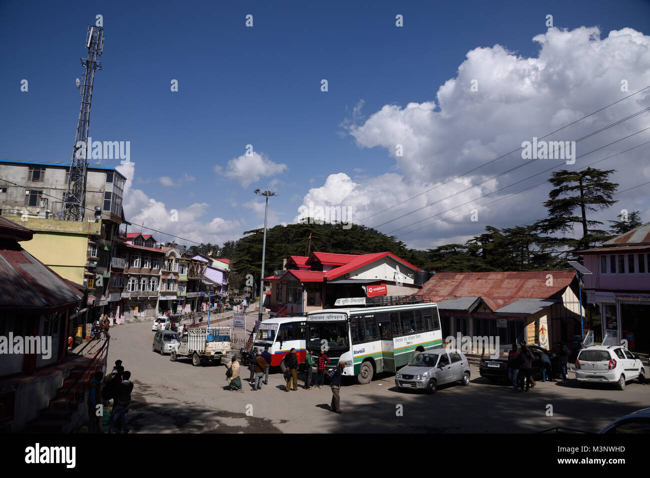 Chail city, Kasauli, himachal pradesh, India, Asia Stock Photo - Alamy
