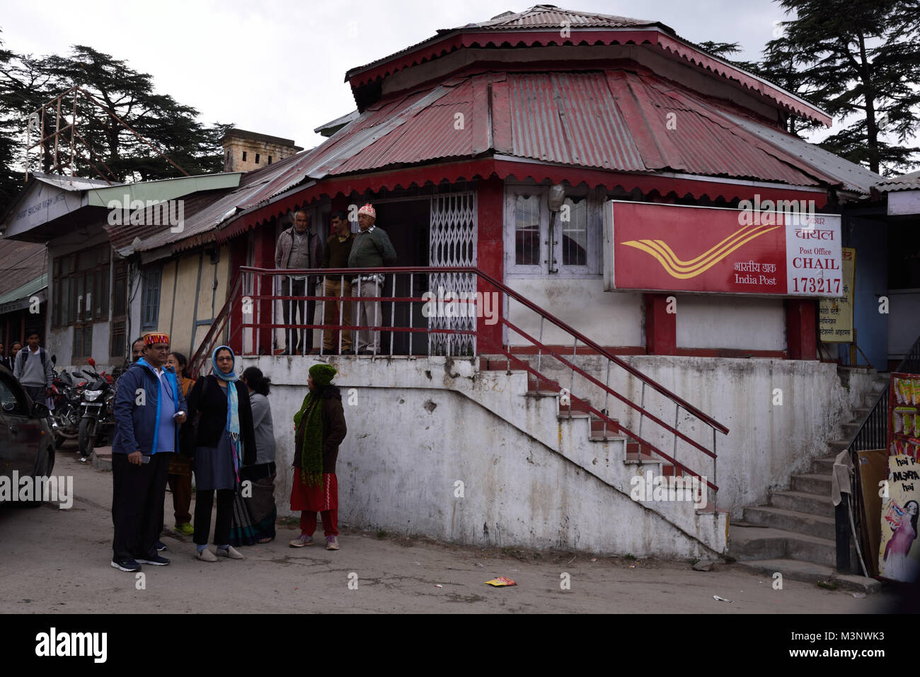 post office at chail, himachal pradesh, India, Asia Stock Photo - Alamy