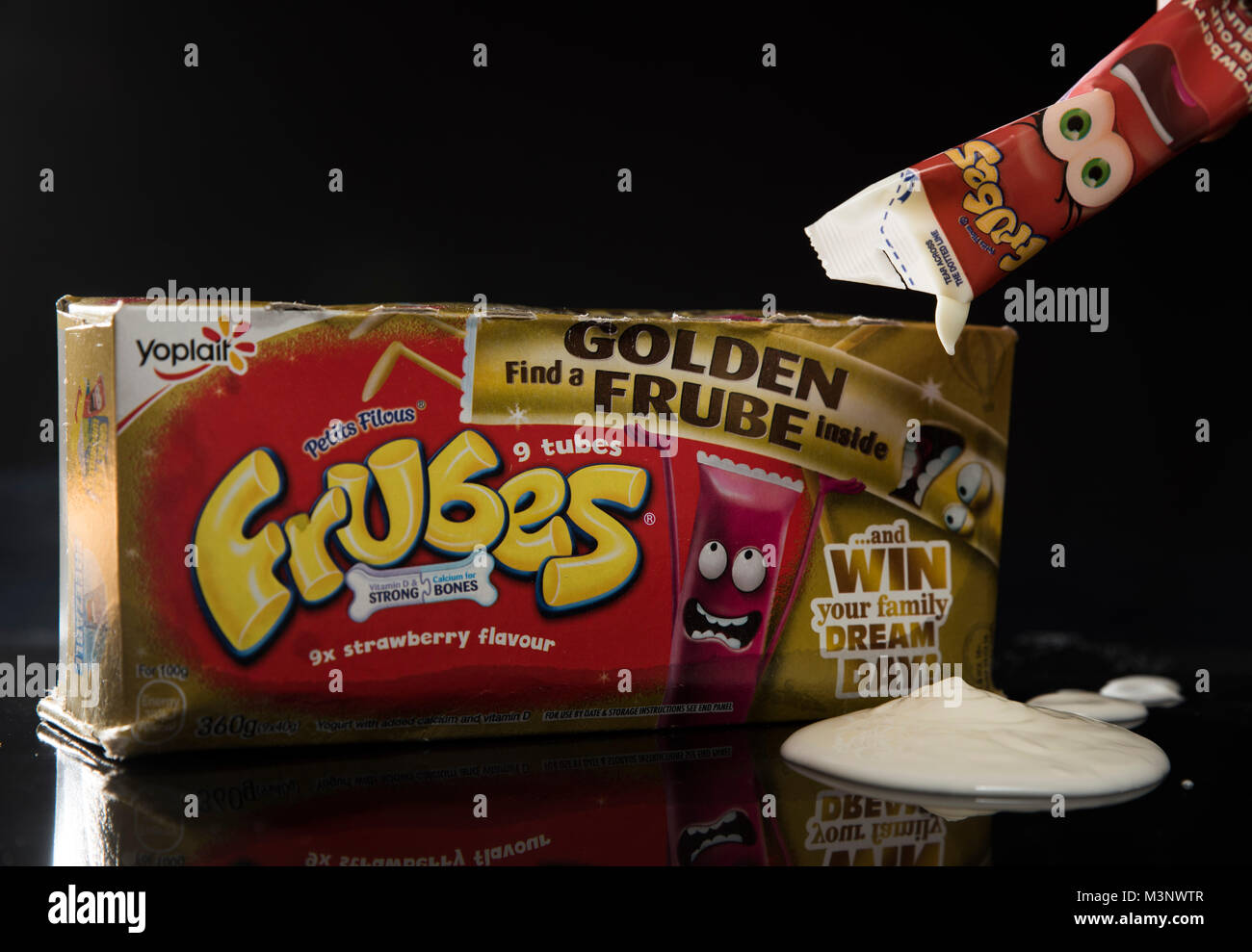 Yoghurt packaging hi-res stock photography and images - Alamy