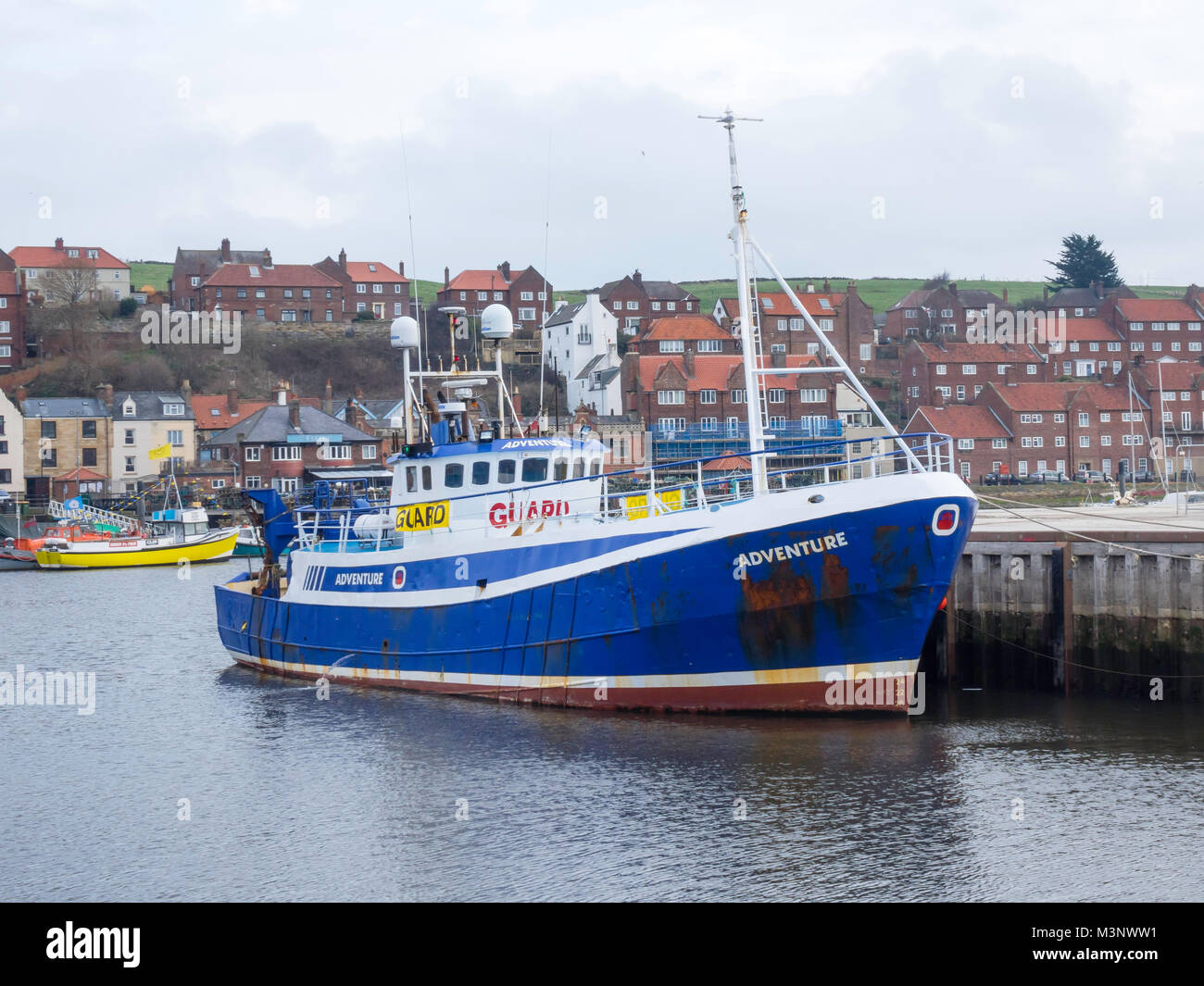Guard vessel Adventure in Whitby Harbour the vessel is used as a ...