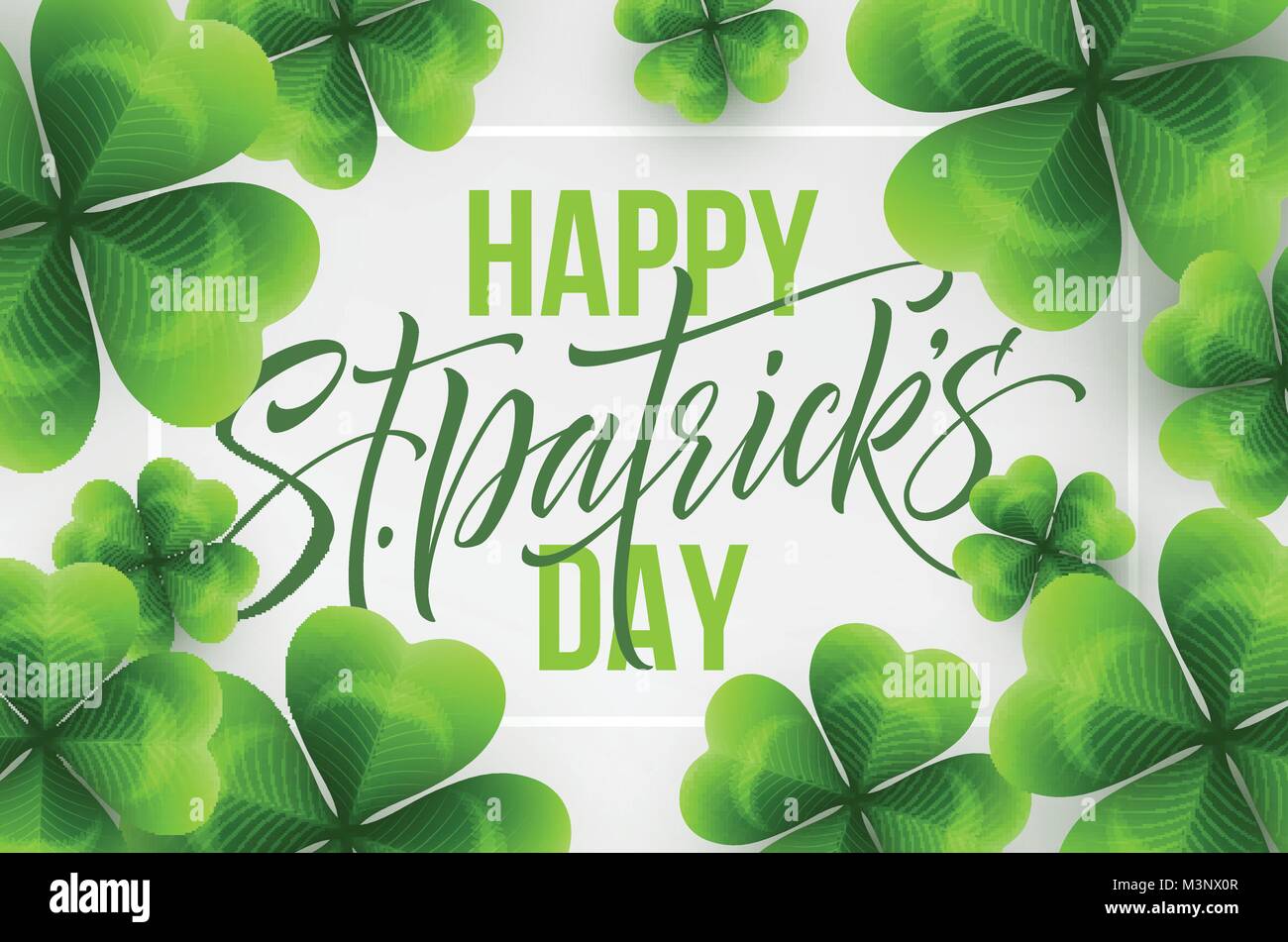 Clovers Stock Vector Images Alamy