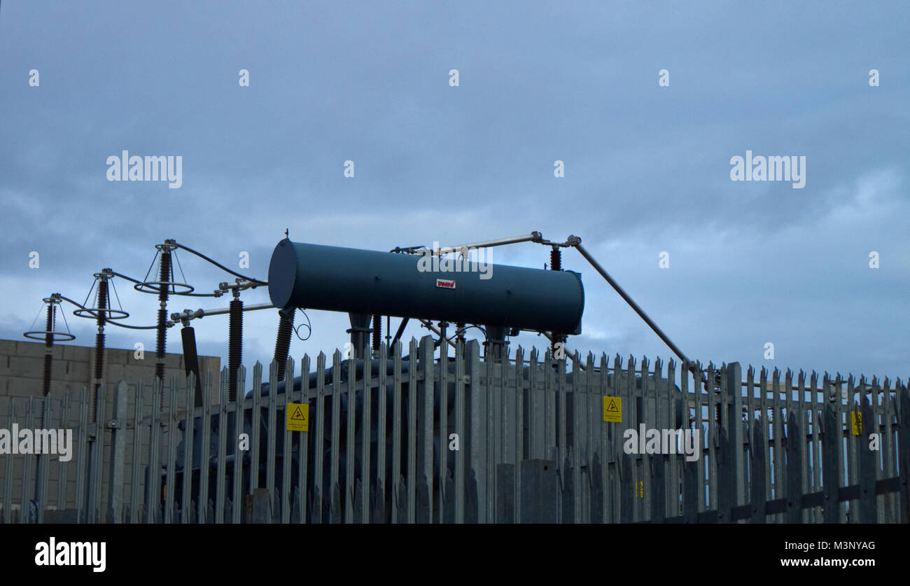 Edinburgh, Scotland / United Kingdon - February 08 2018: An electrical ...