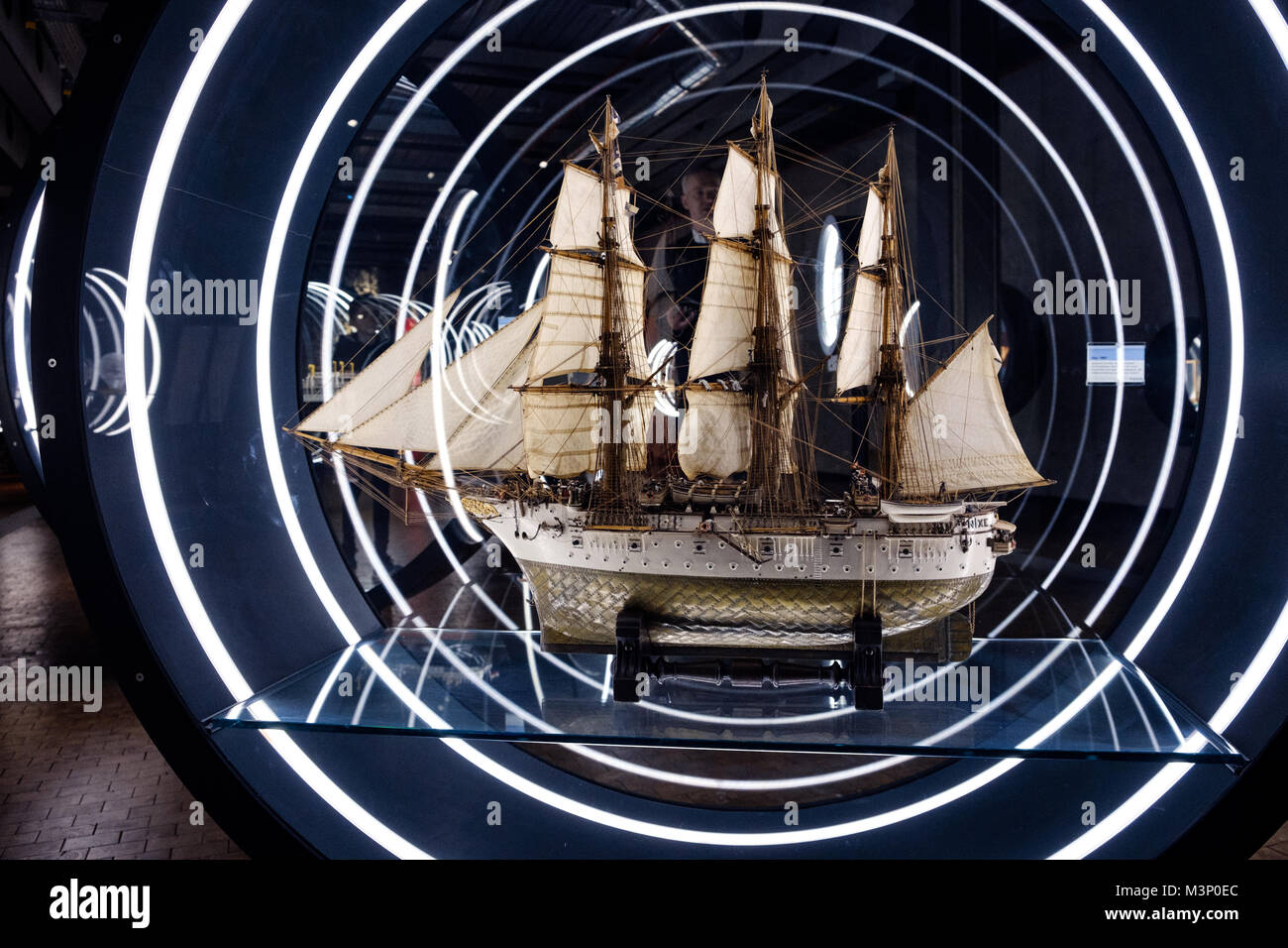 Historical history model ship exhibit exhibition hi-res stock ...