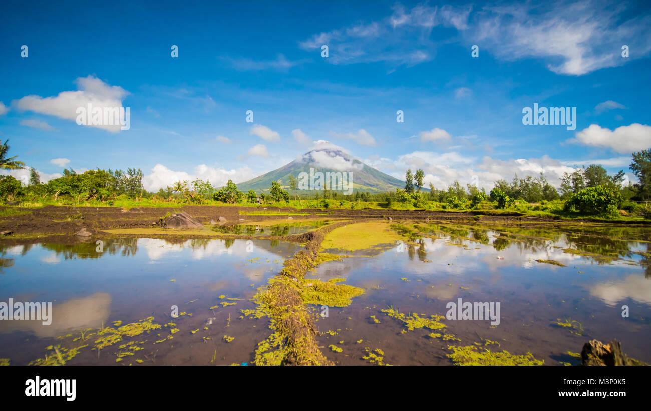 Mayon volcano eruption hi-res stock photography and images - Alamy