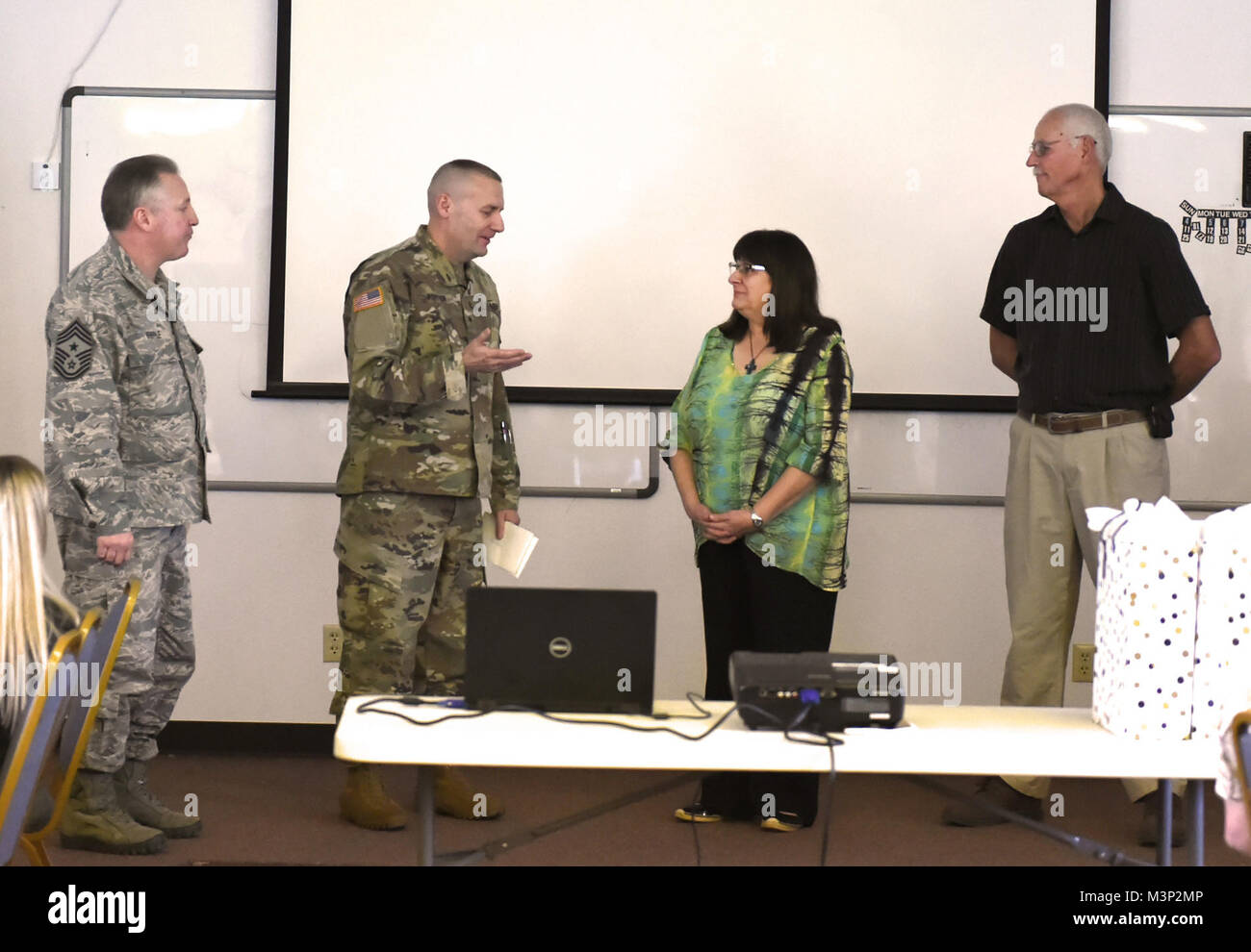 Wyoming Air National Guard State Command Chief Master Sgt. Bill Whipple ...