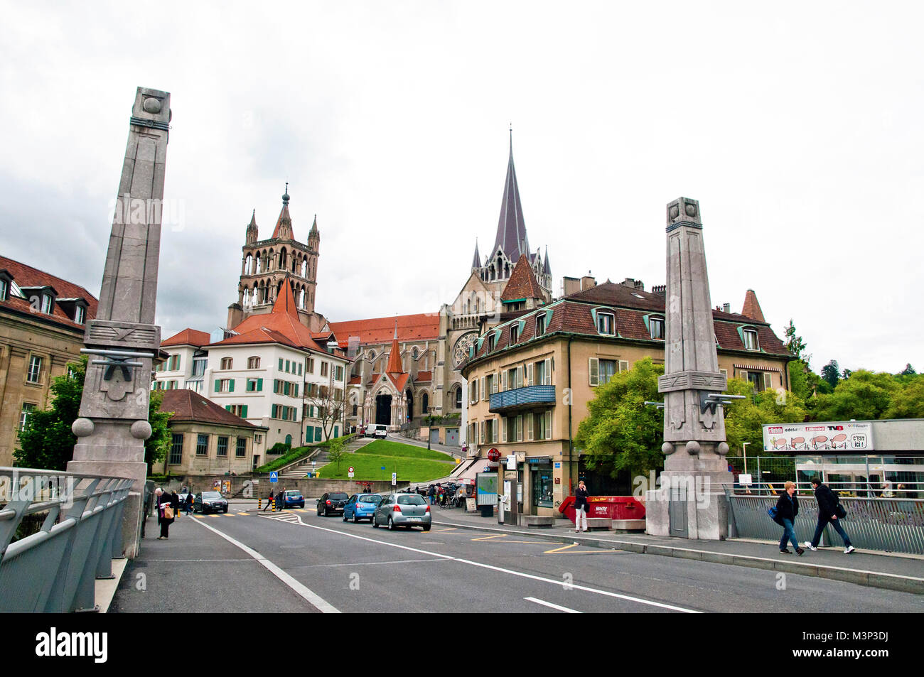Lausanne city landscape, Switzerland, Europe Stock Photo - Alamy