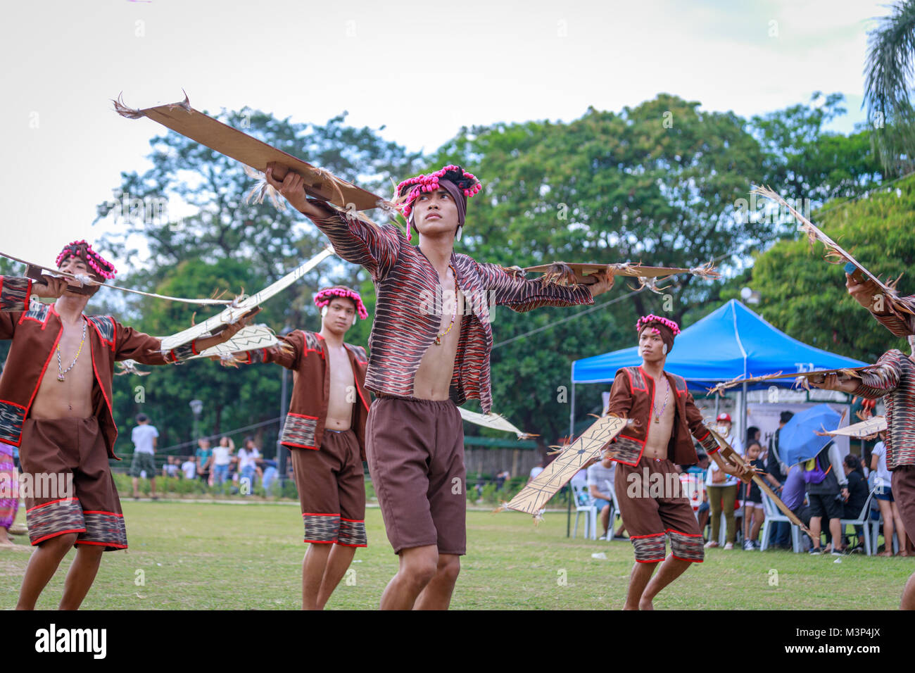 Manila, Philippines - Feb 4, 2018 : Student dancer wearing Philippines ...