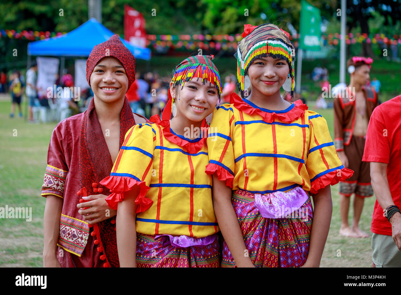 Manila, Philippines - Feb 4, 2018 : Student dancer wearing Philippines ...