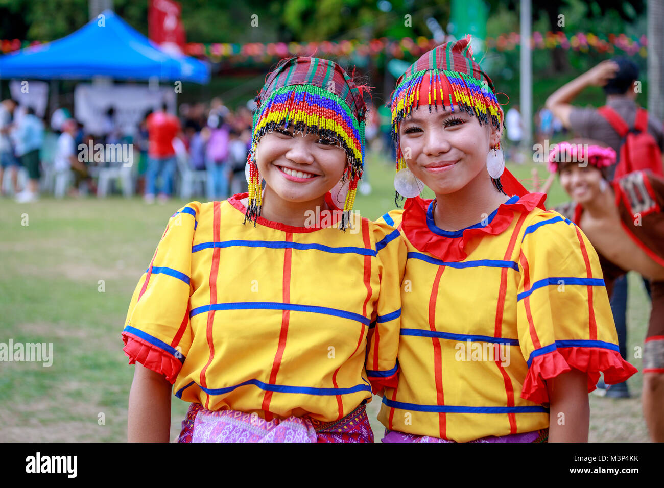 Manila, Philippines - Feb 4, 2018 : Student dancer wearing Philippines ...