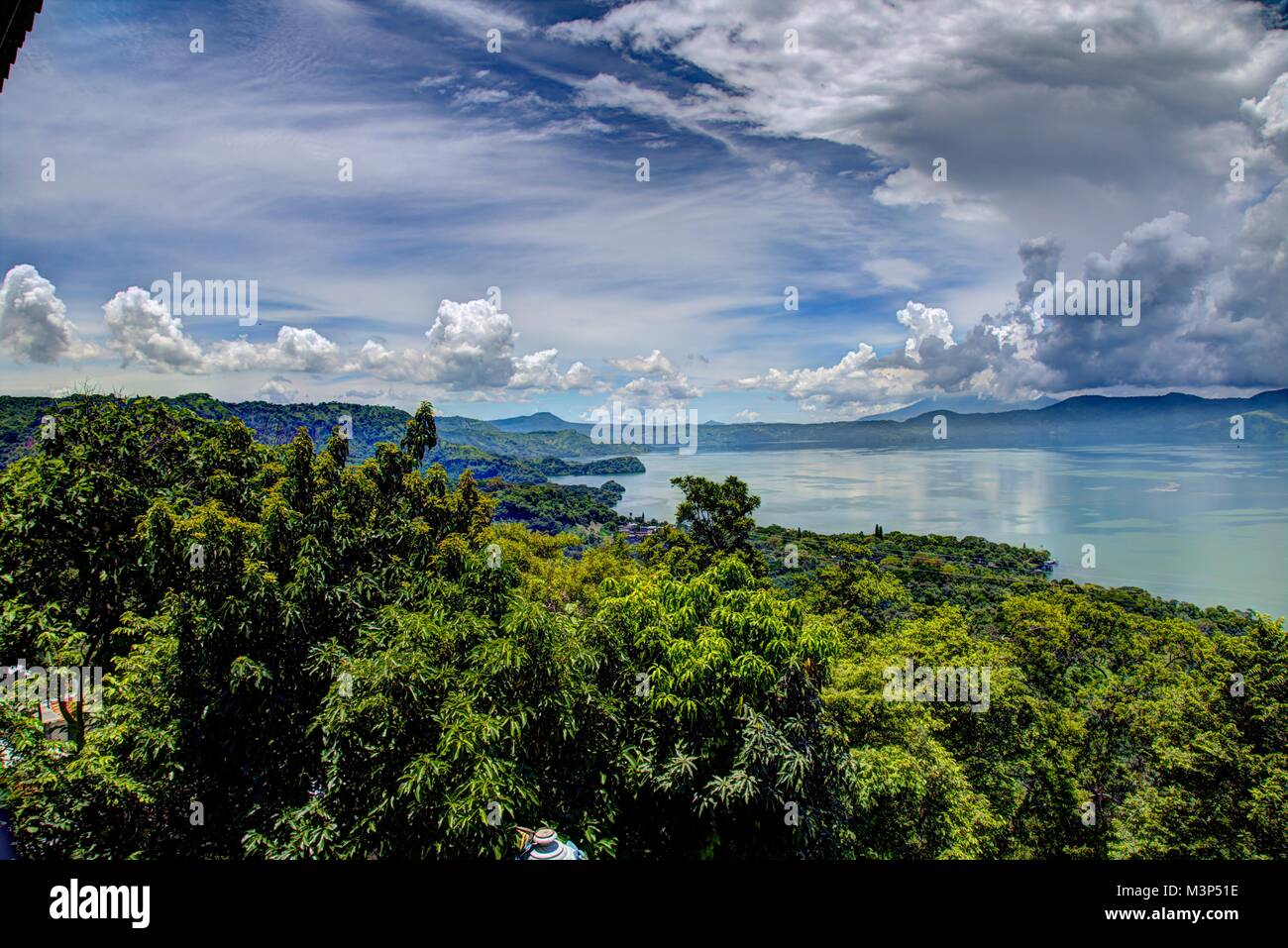 Lago de Ilopango El Salvador Stock Photo - Alamy