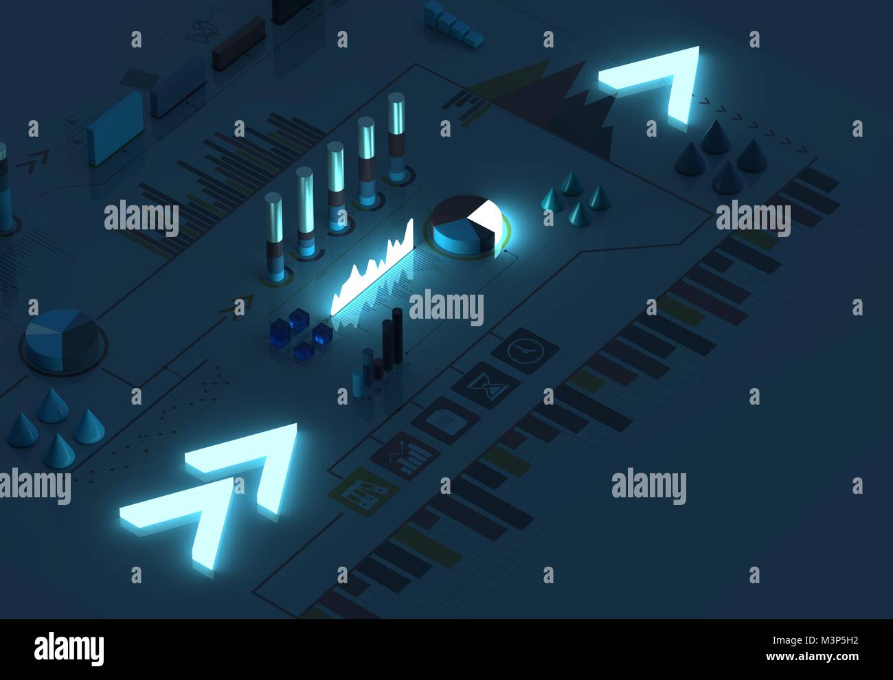 3d infographic background, business concept. 3D illustrating Stock ...