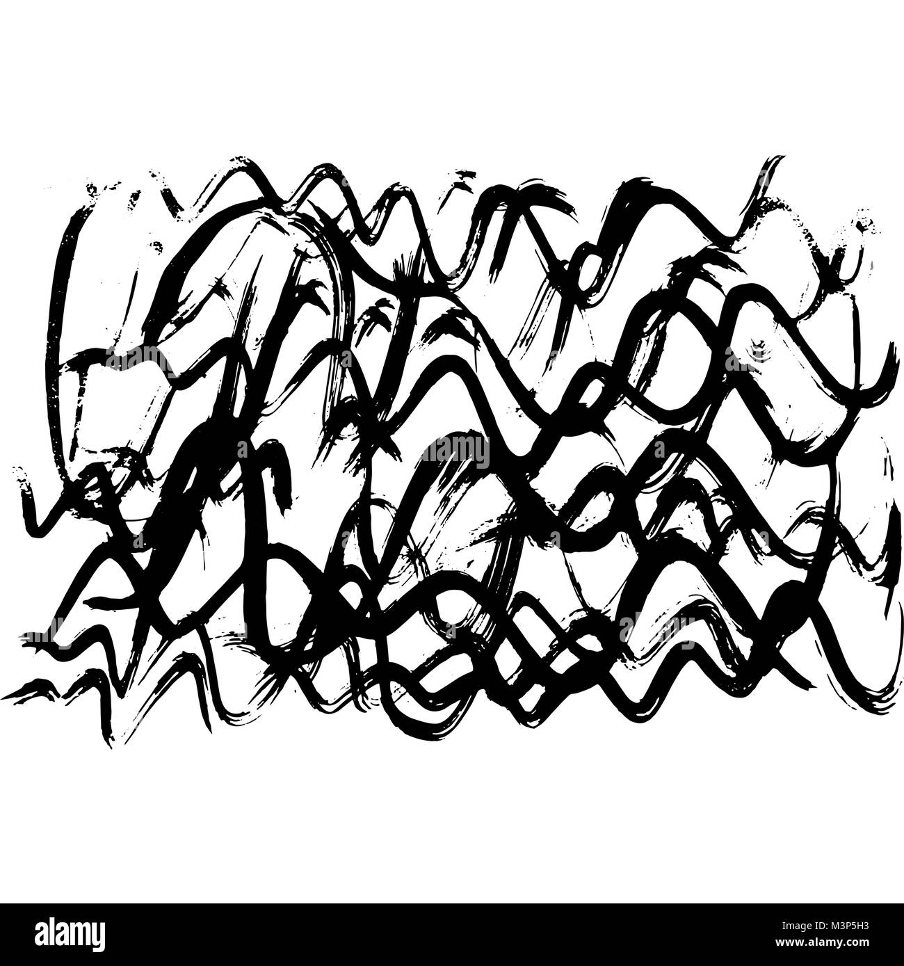 Wave drawing Stock Vector Images - Alamy