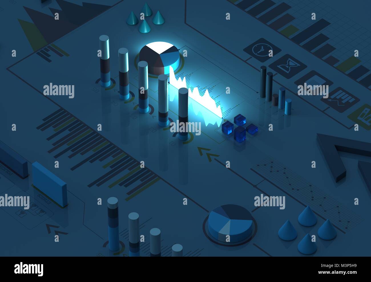 3d infographic background, business concept. 3D illustrating Stock ...