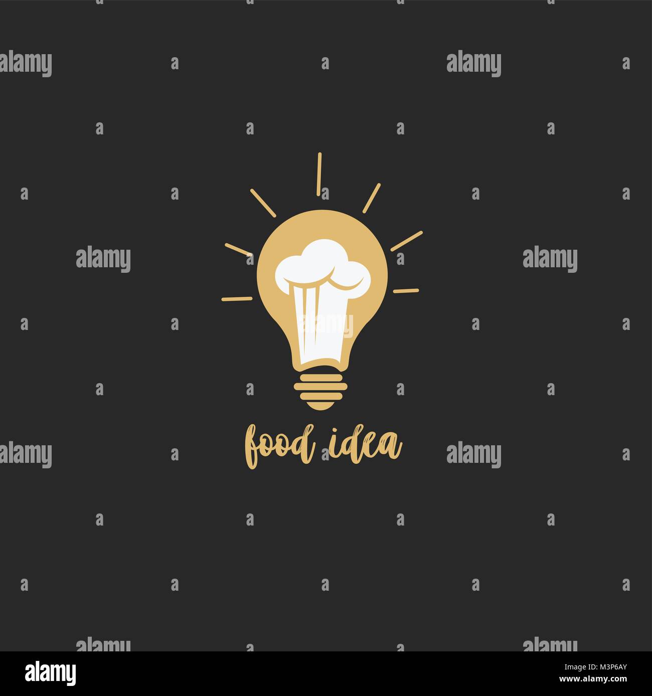 Minimal logo of food idea vector illustration Stock Vector Image & Art ...