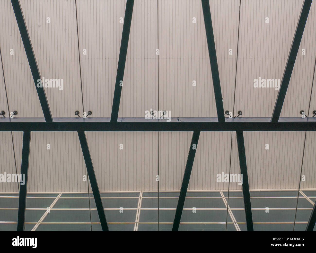 Glass Roof Panel with Suction Cups System Stock Photo - Alamy