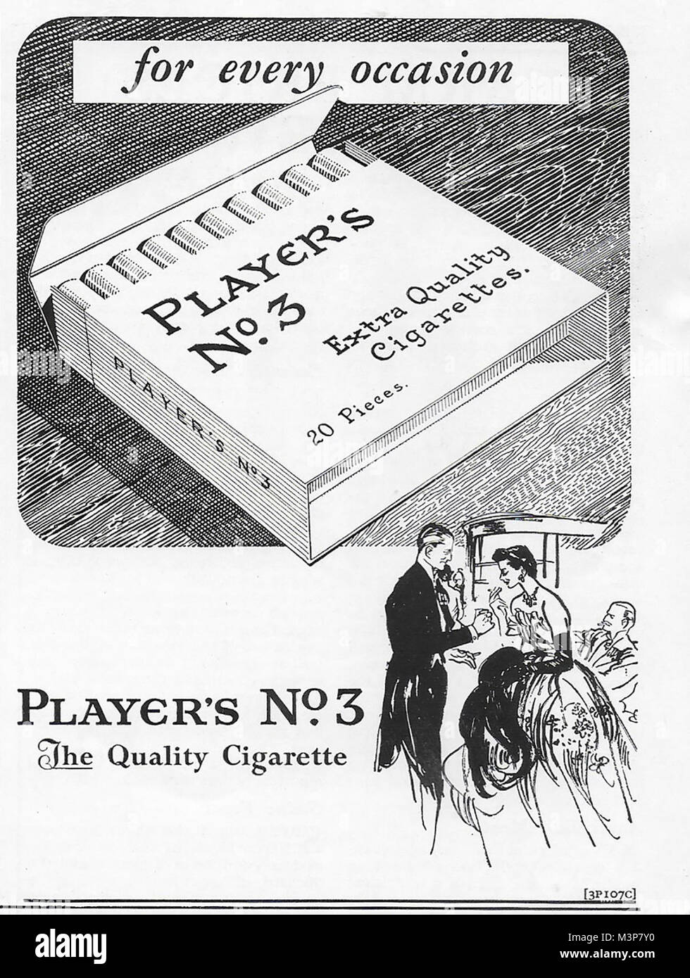 Player's number 3 cigarette advert, advertising in Country Life ...
