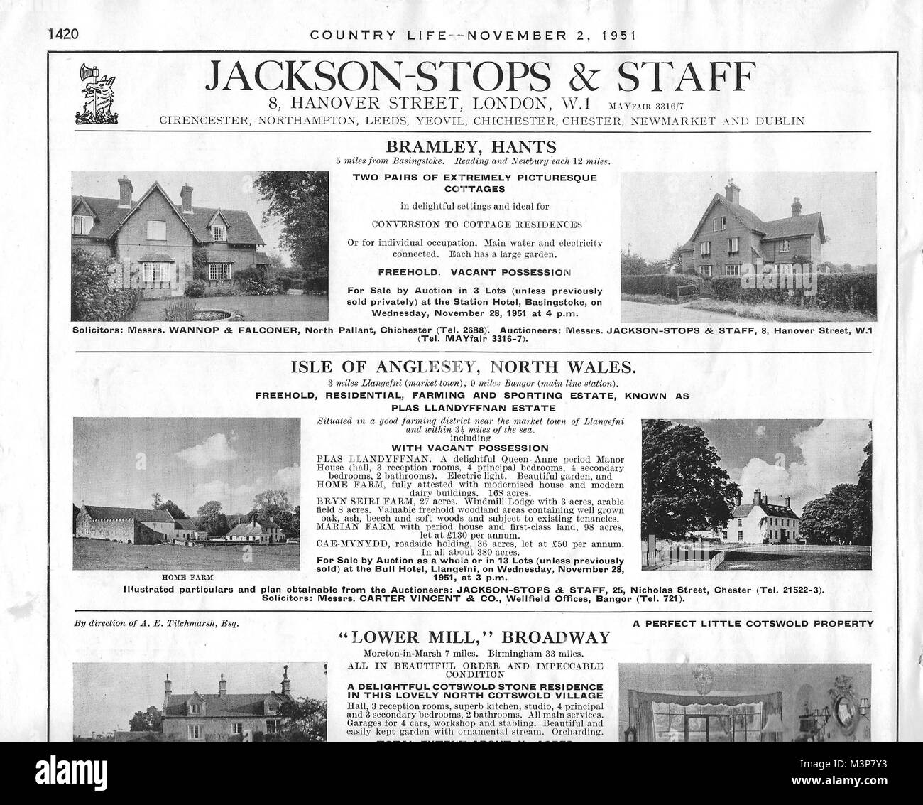 Jackson-Stops & Staff Estate agent residential property advert ...