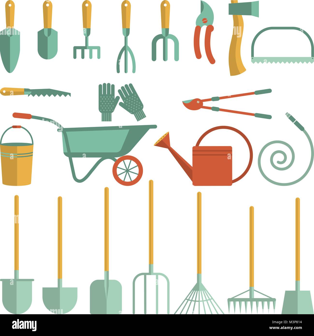 tools for gardening Stock Vector Image & Art - Alamy