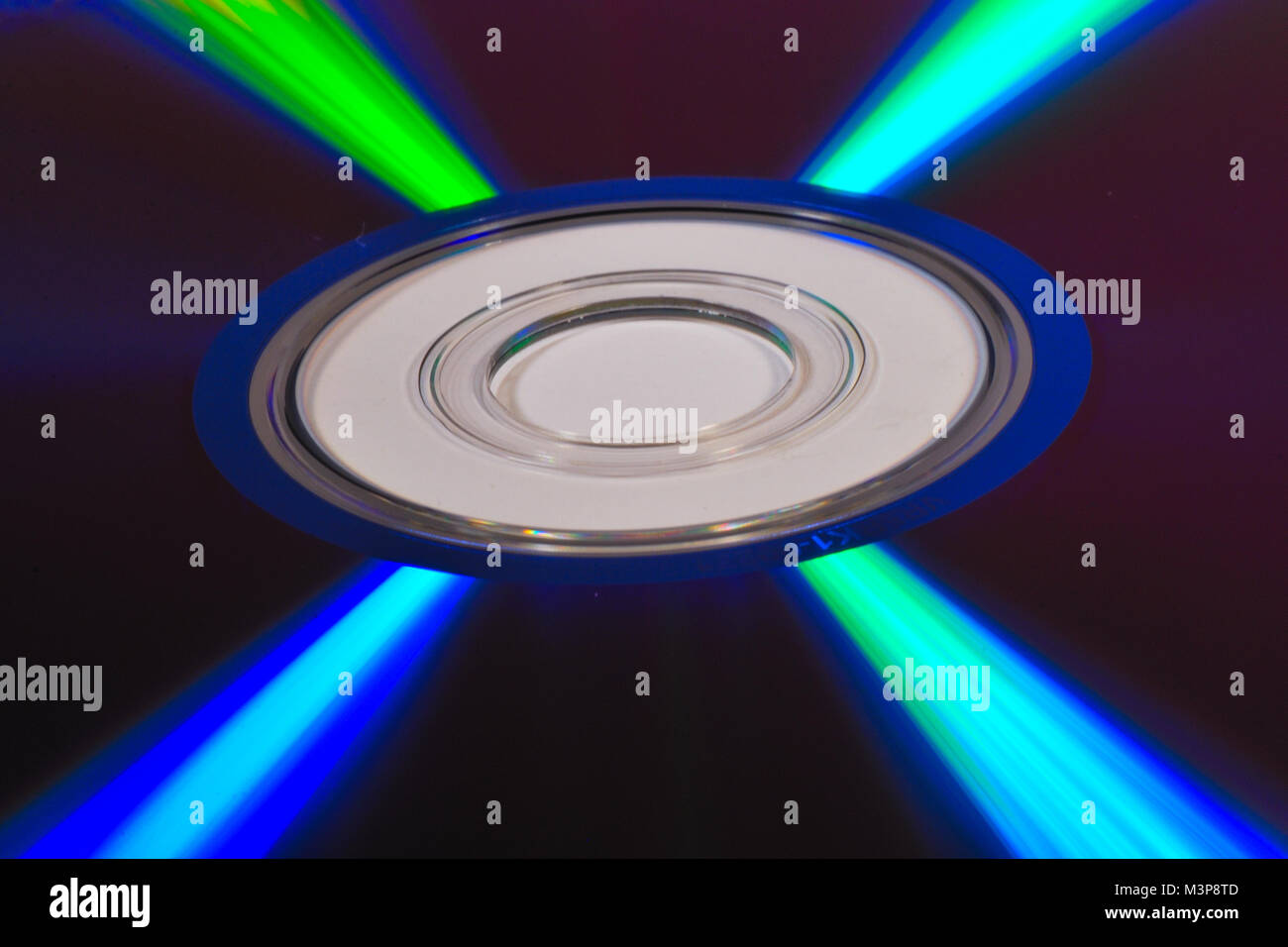 light reflected in a cd rainbow colors Stock Photo - Alamy