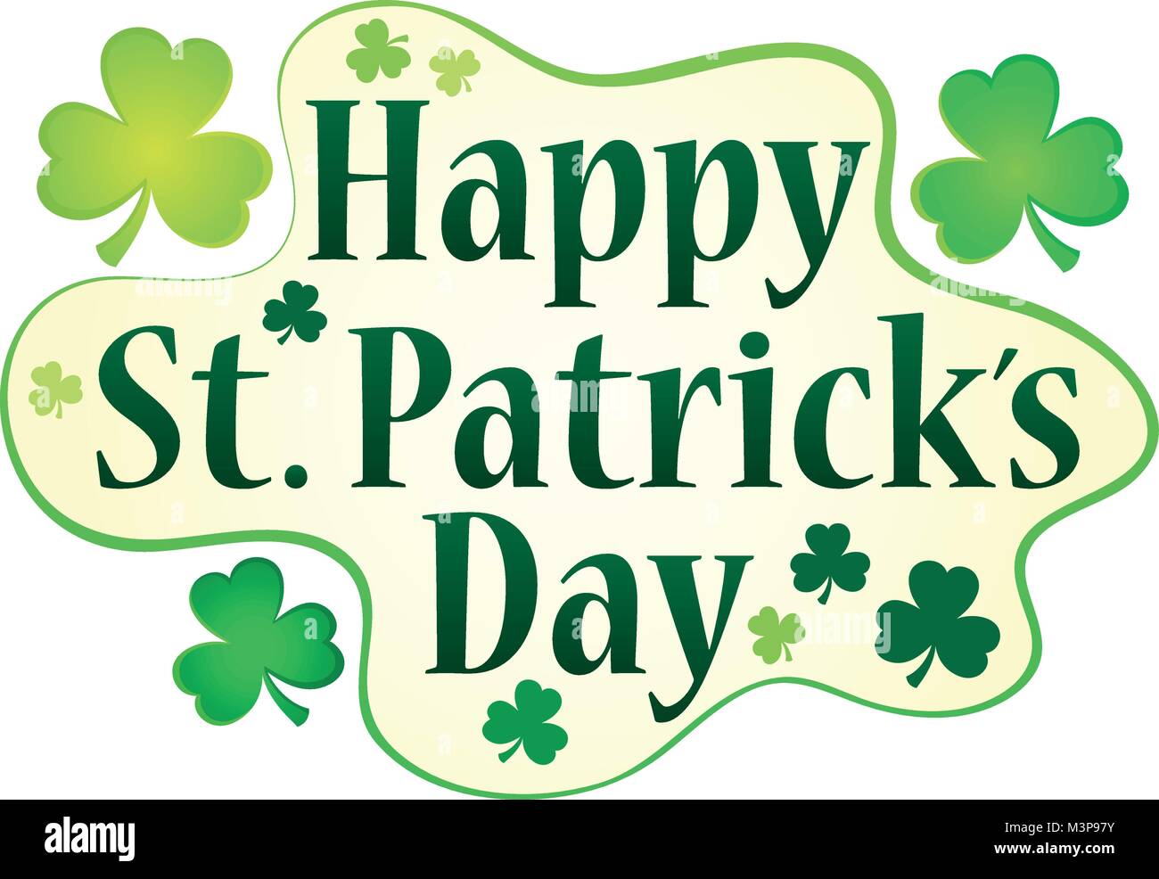 Happy St Patricks Day theme 1 - eps10 vector illustration Stock Vector ...
