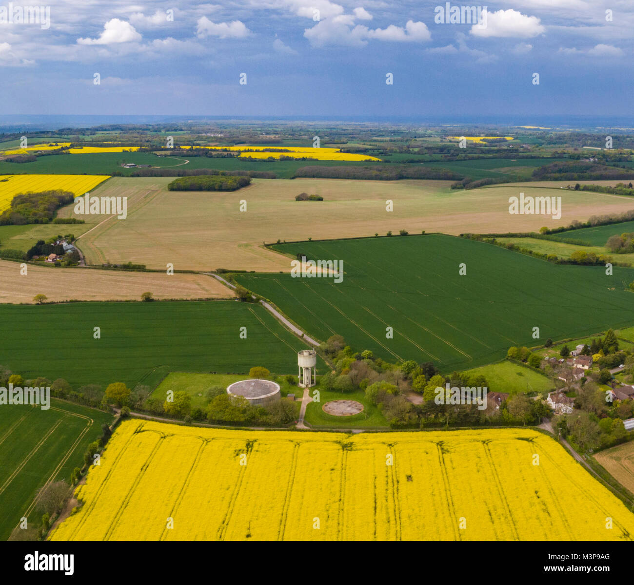 Kent countryside aerial hi-res stock photography and images - Alamy