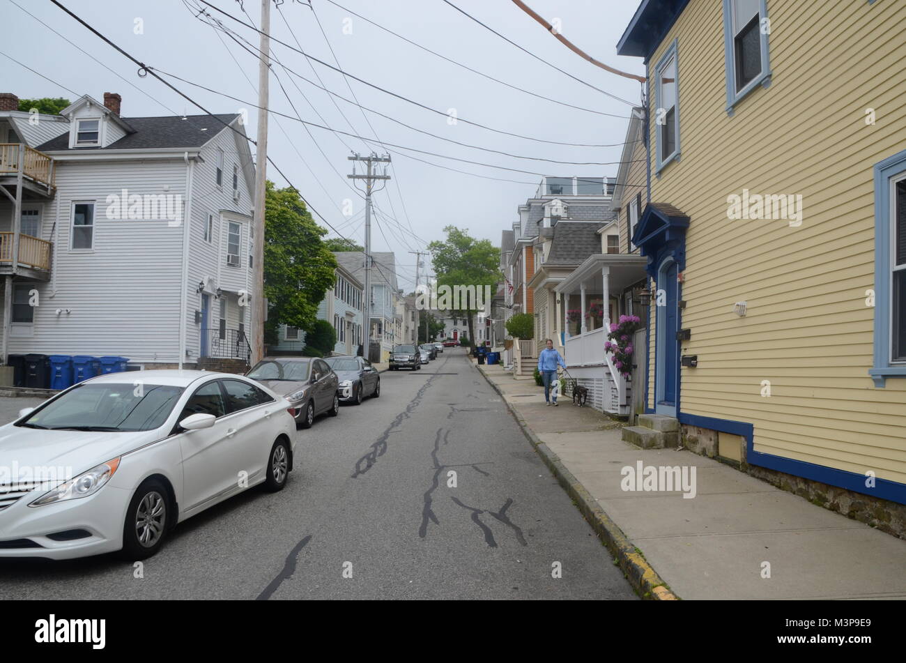 Rhode island newport street hi-res stock photography and images - Alamy