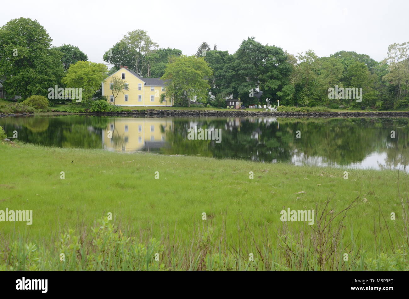 rustic waterside scenes in historic wickford rhode island new england ...