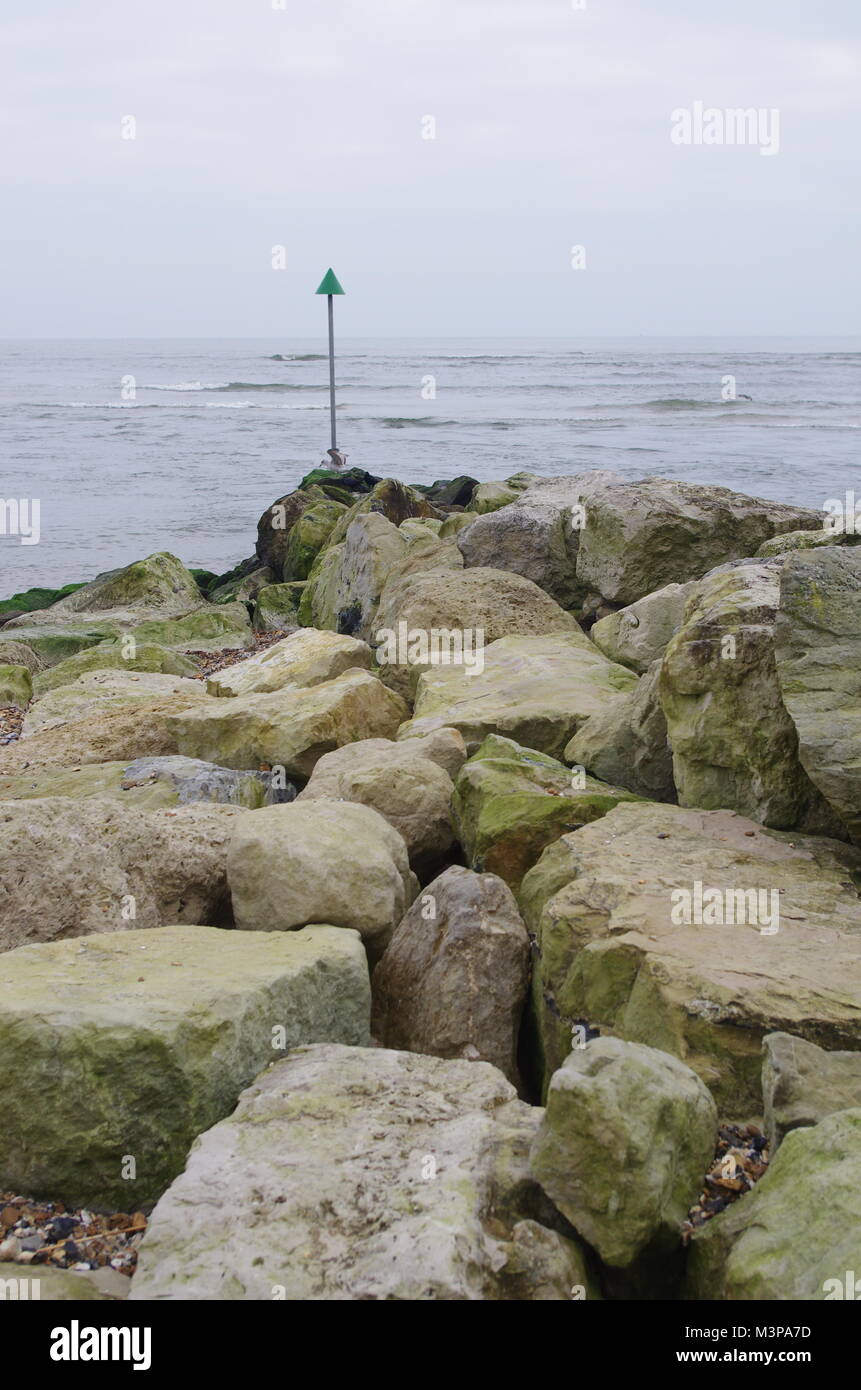 Sea brake on beach Stock Photo - Alamy
