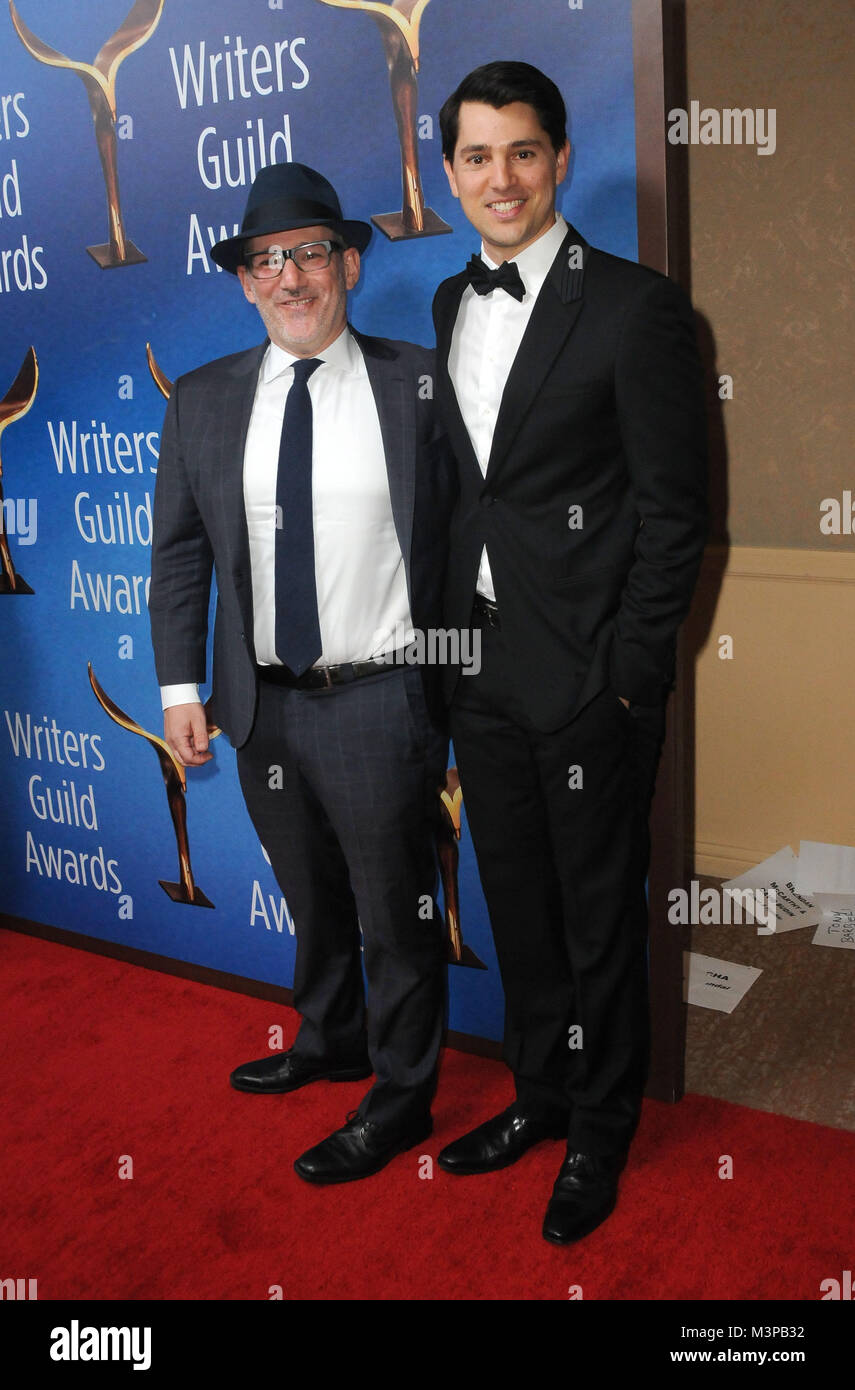 Beverly Hills, USA. 11th Feb, 2018. (L-R) Writer/producer Jeff Astrof ...