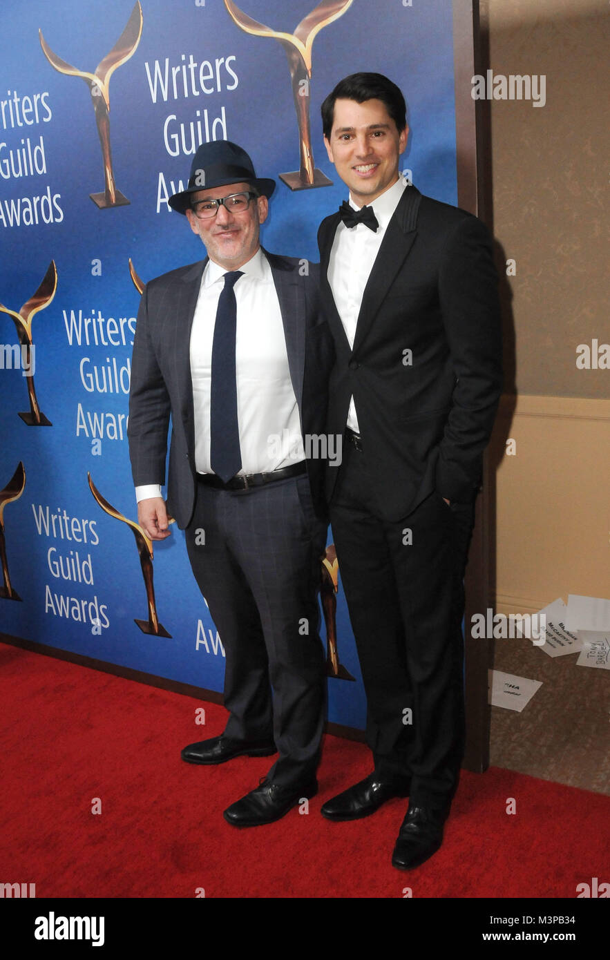 Beverly Hills, USA. 11th Feb, 2018. (L-R) Writer/producer Jeff Astrof ...