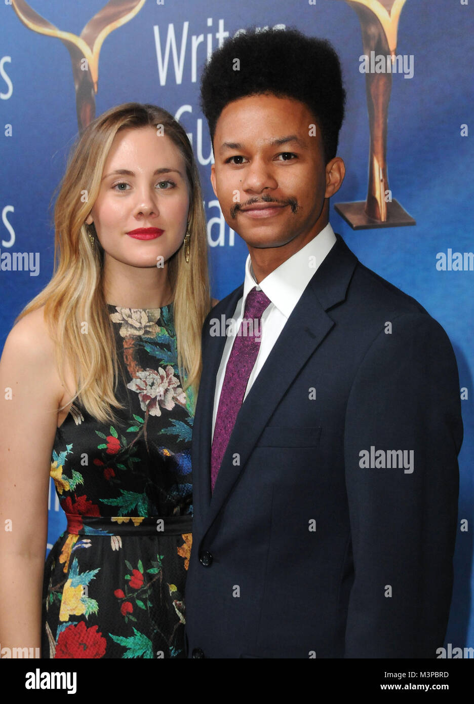 Beverly Hills, USA. 11th Feb, 2018. (L-R) Actress Rebecca Forsythe and ...