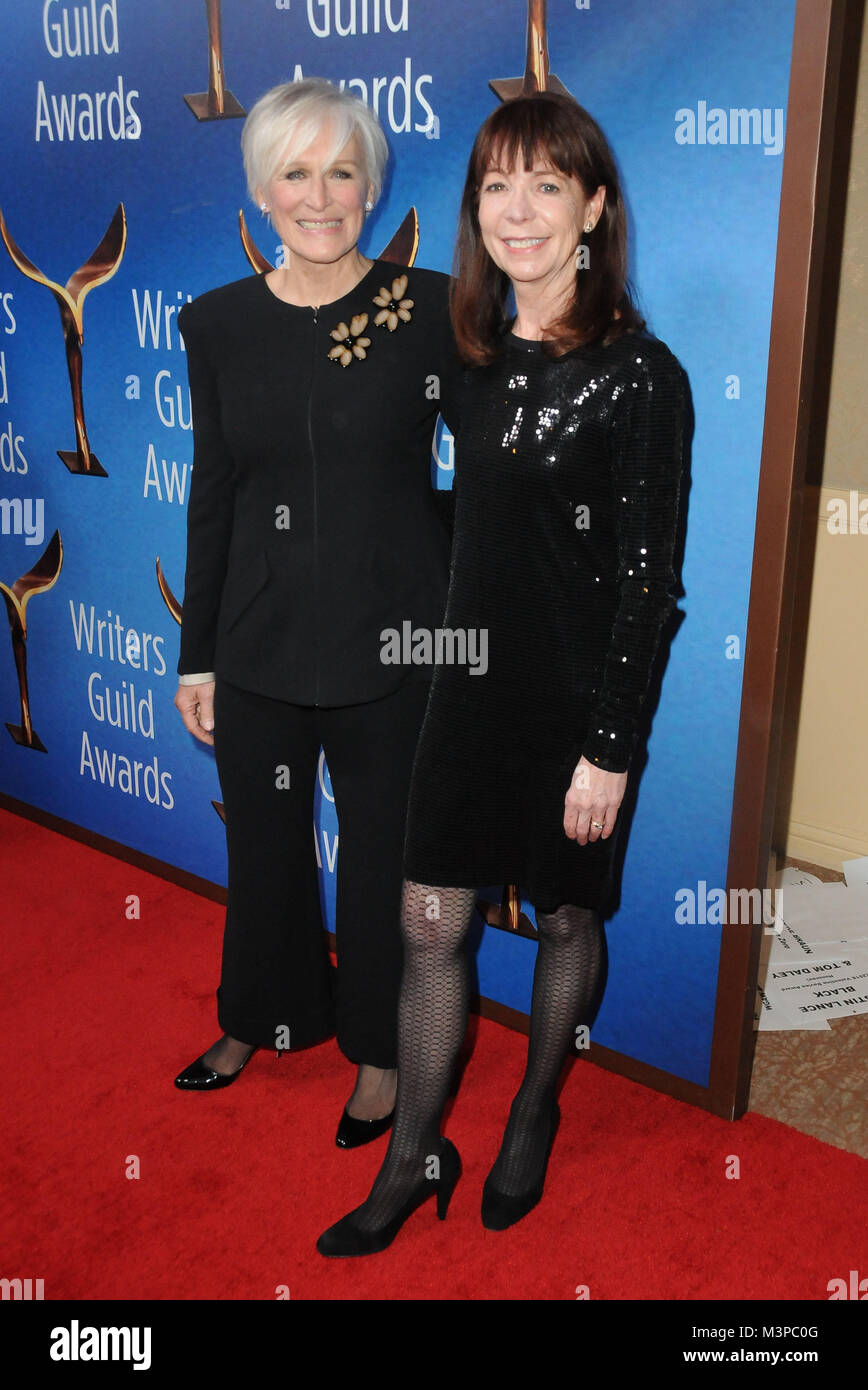 Beverly Hills, USA. 11th Feb, 2018. (L-R) Actress Glenn Close and ...