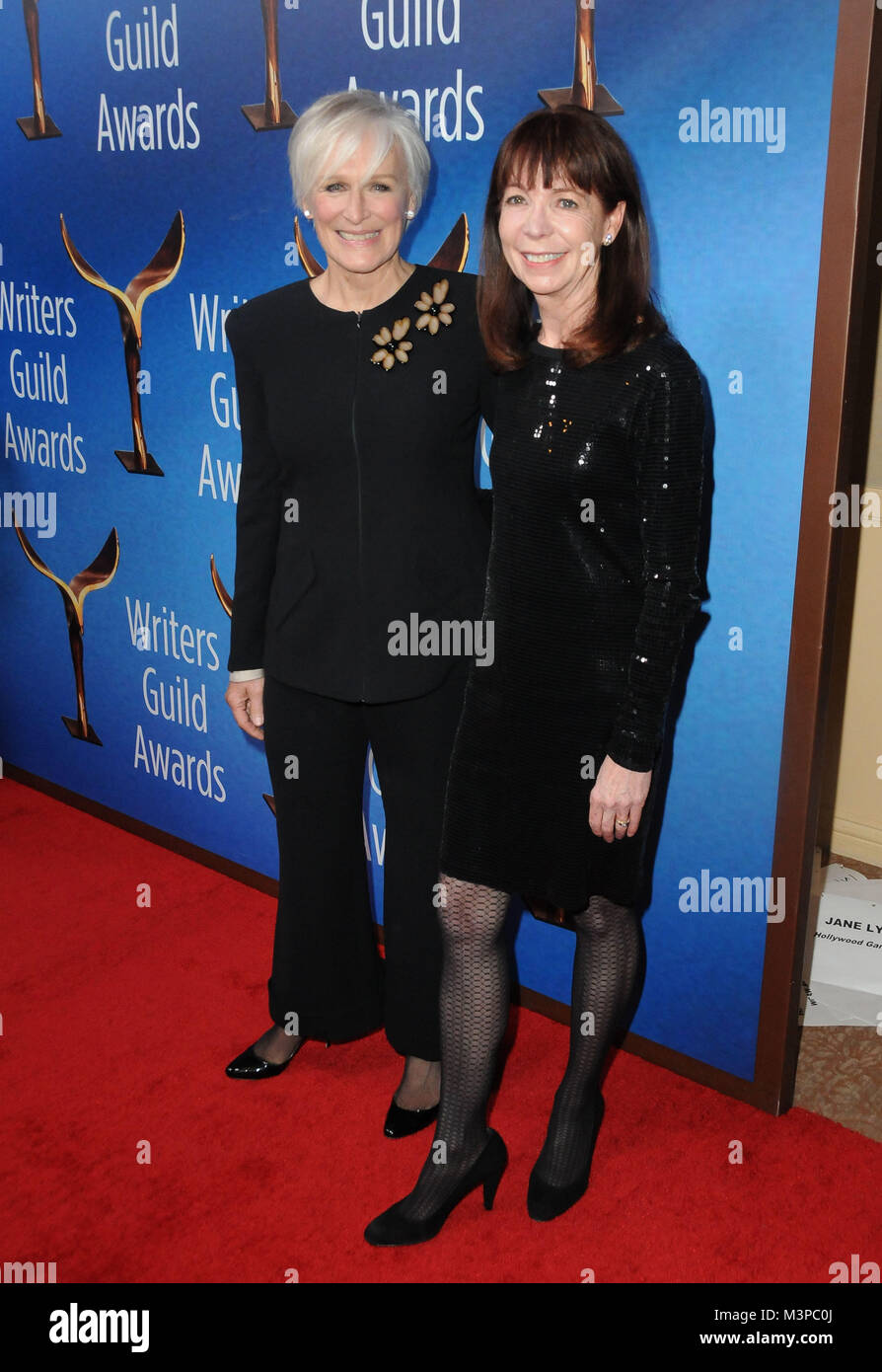 Beverly Hills, USA. 11th Feb, 2018. (L-R) Actress Glenn Close and ...